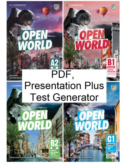 Open World (4 Levels) - PDF, Resources, Presentation Plus - TienganhEDU