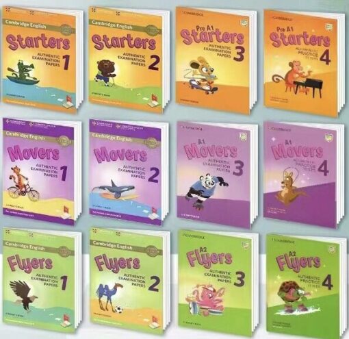 Cambridge English Starters-Movers-Flyers (1,2,3,4) - TienganhEDU